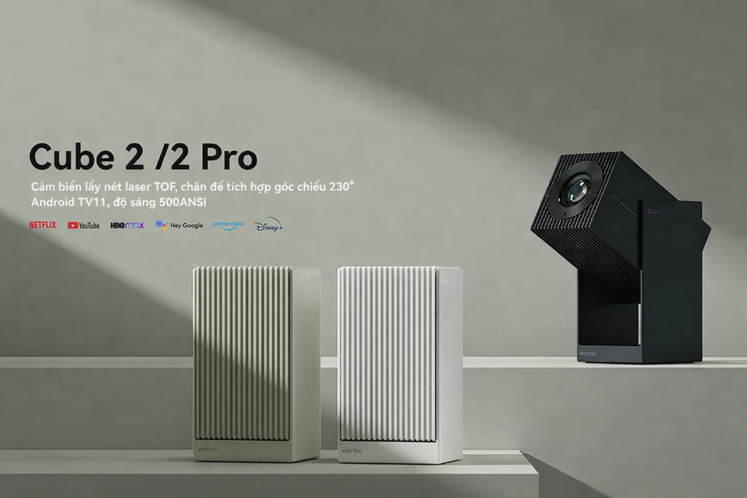 Máy Chiếu Xiaomi Wanbo Cube 2 Pro | Linh Kiện Bảo Ngọc
